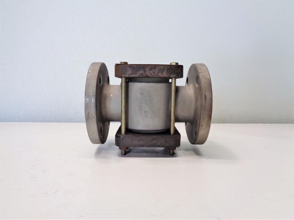 Jacoby-Tarbox 2" 150# Bulls-Eye Flanged 316 S/S Sight Glass Valve #910-FA