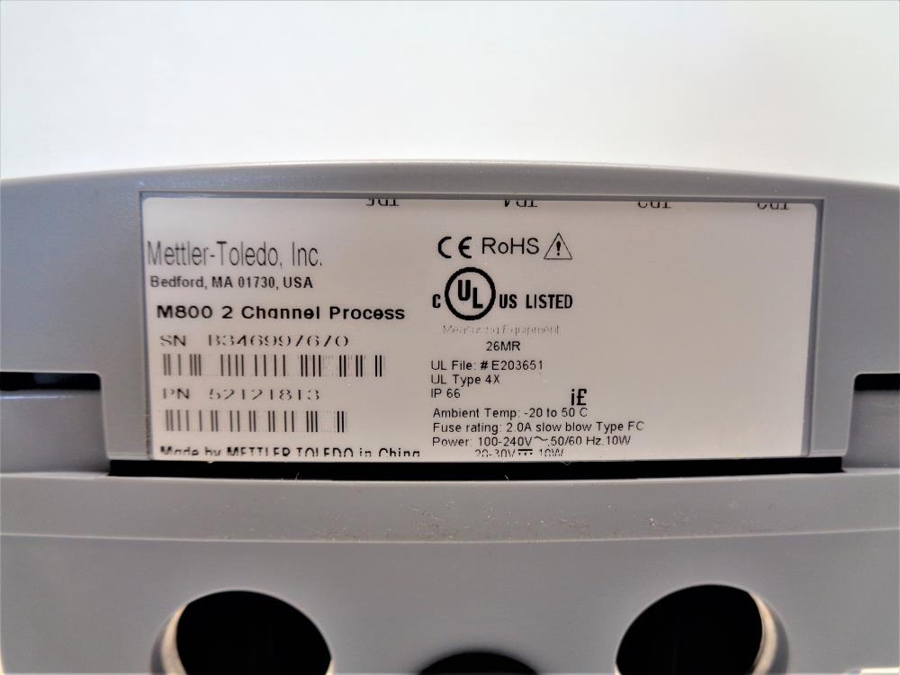 Mettler Toledo M800 2-Channel Process Transmitter 52121813