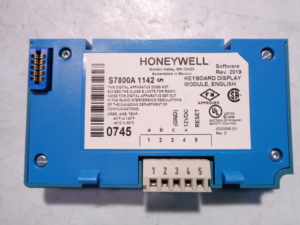 HONEYWELL KEYBOARD DISPLAY MODULE S7800A 1142 (ENGLISH)