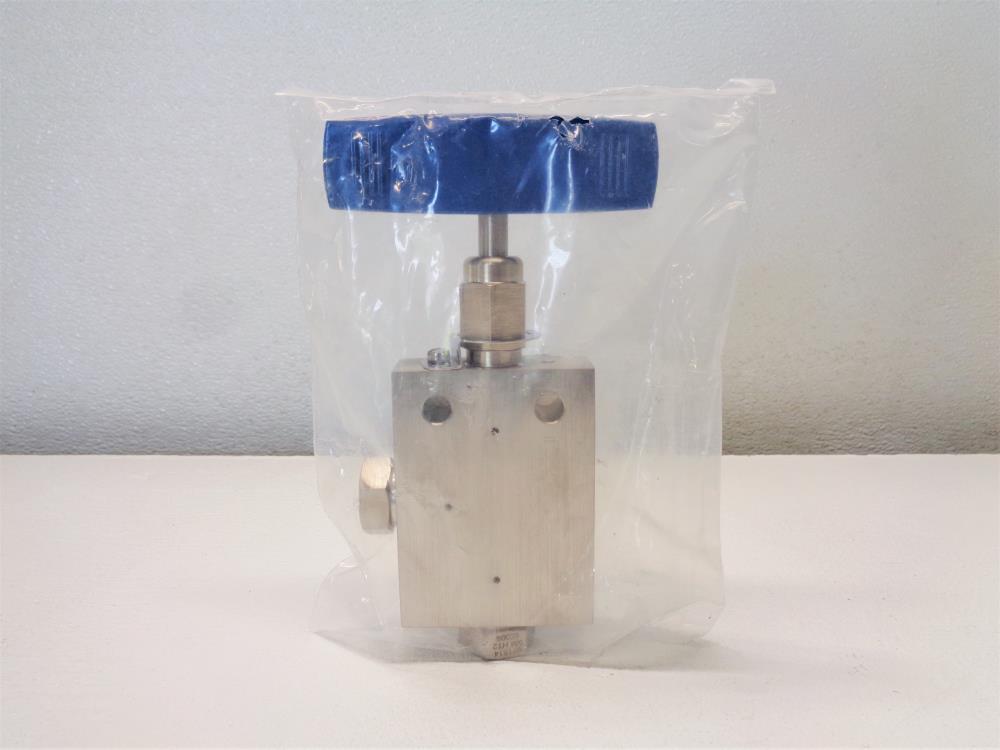 Parker Autoclave Engineers 9/16" Tube Needle Valve, Stainless, 20SM9072 ...