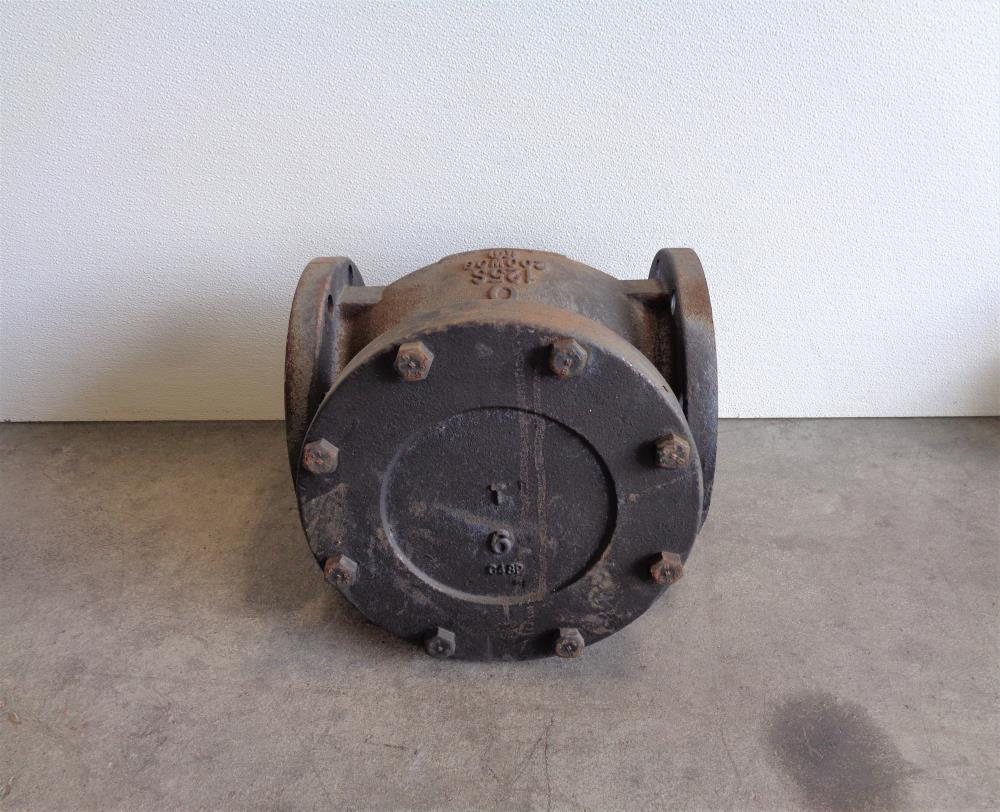 Milvaco 6" 125S IBBM Swing Check Valve, Cast Iron, Fig# 2974M