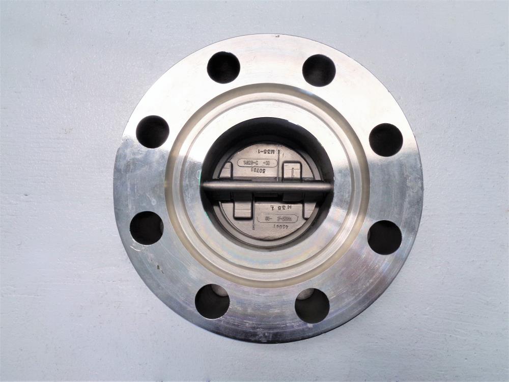 Crane Duo-Chek II Check Valve, 3" 600 ANSI, Stainless Steel, C137959A