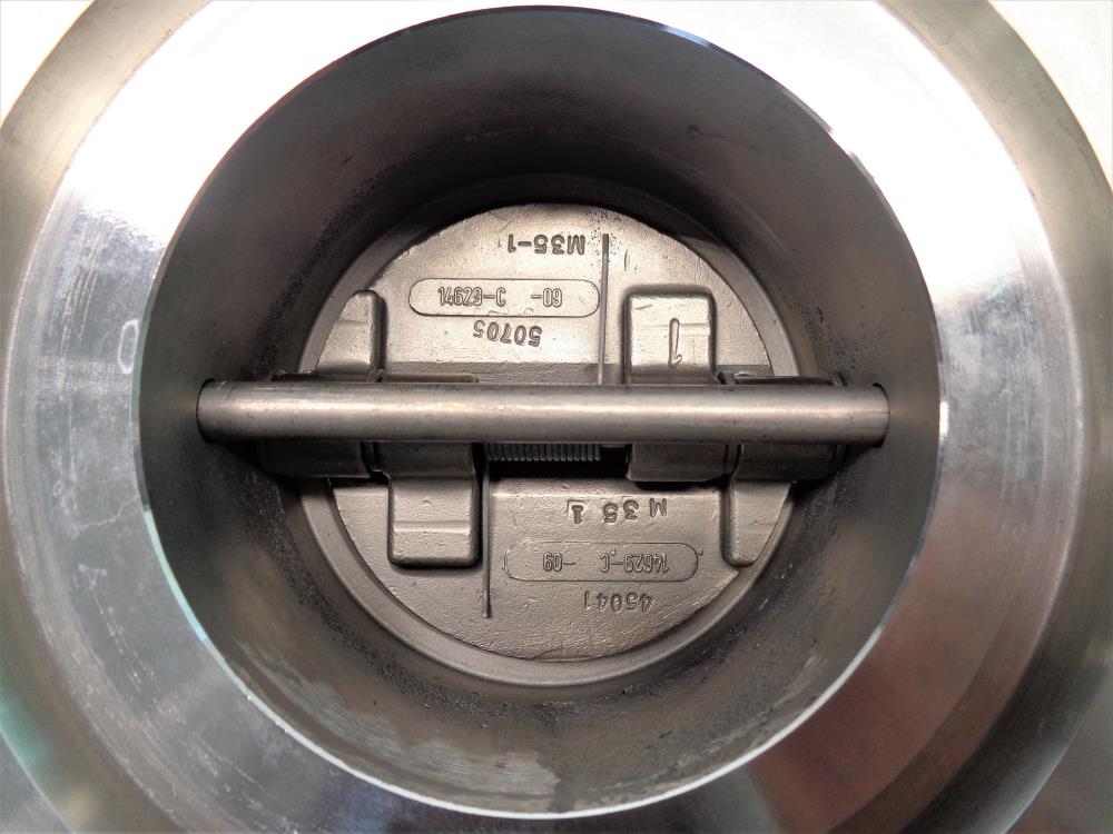 Crane Duo-Chek II Check Valve, 3" 600 ANSI, Stainless Steel, C137959A