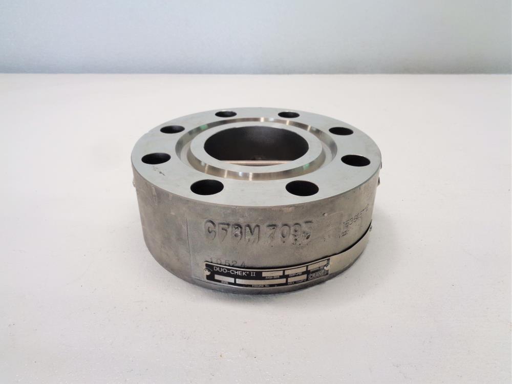 Crane Duo-Chek II Check Valve, 3" 600 ANSI, Stainless Steel, C137959A