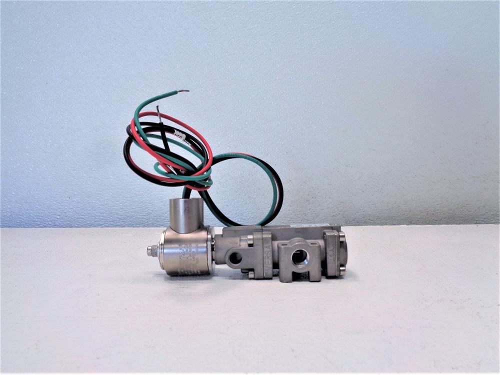Versa 1/4" 3-Way Pneumatic Valve, Stainless Steel, CSG-3321-316-LA-L14 ...