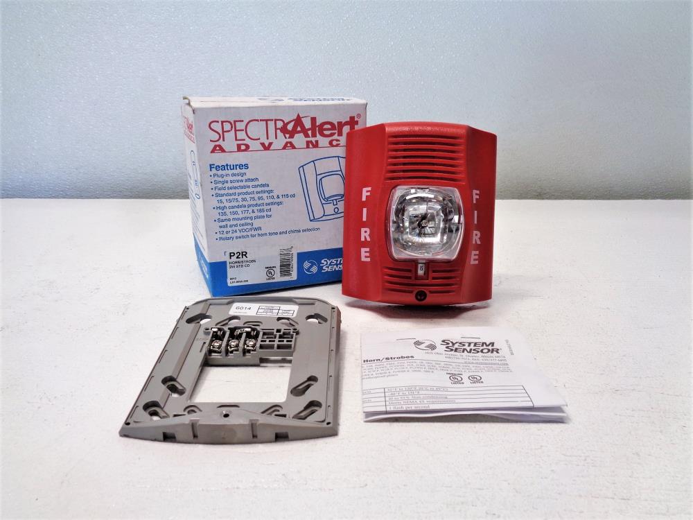 Lot of (4) System Sensor P2R Fire Alarms