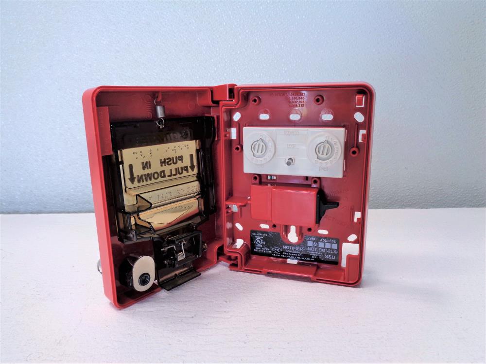 Lot of (4) Honeywell Notifier Fire Alarm Pull Station NOT-BG12LX