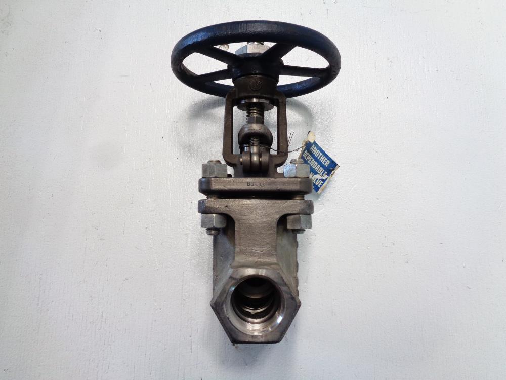 Powell 1-1/2" NPT 600# CF3M Gate Valve, Fig# 1972A