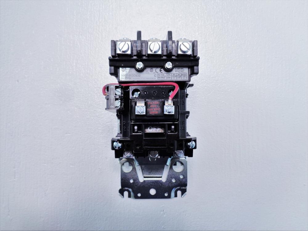 Allen Bradley NEMA Size 1 Contactor 500F-BOD930 w/ Overload Relay 592-EUTB