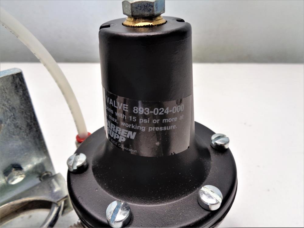 Warren Rupp Actuated Diaphragm Valve 893-024-000 Liquid Level Assembly