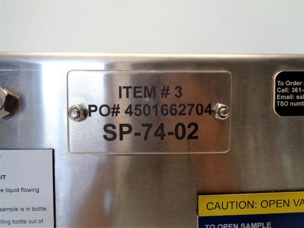 Texas Sampling Sampler System w/ 1" 150# SS Flange #MDS-B-32-XX-FLG-XX ...