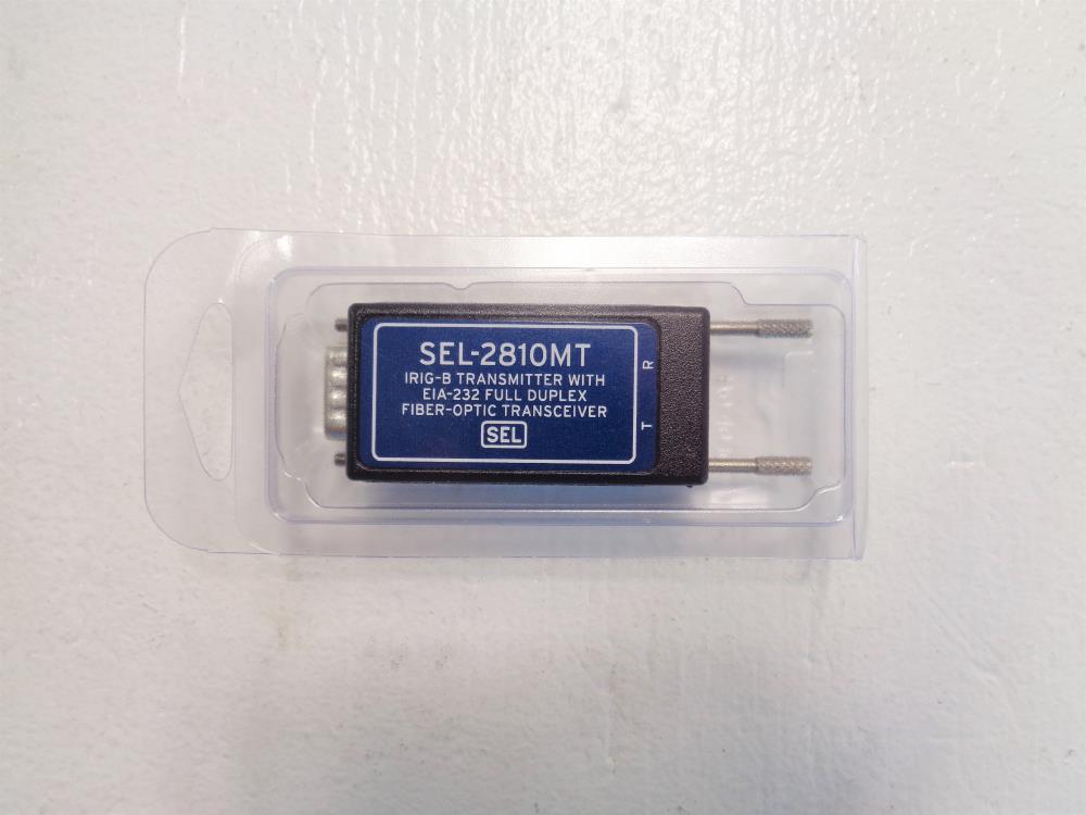 SEL IRIG-B Transmitter w/ EIA-232 Full Duplex Fiber-Optic Transceiver ...