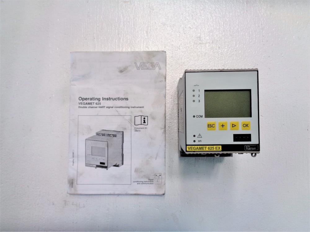 Vega Vegamet 625 EX Double Channel HART Signal Conditioner MET625.UFX