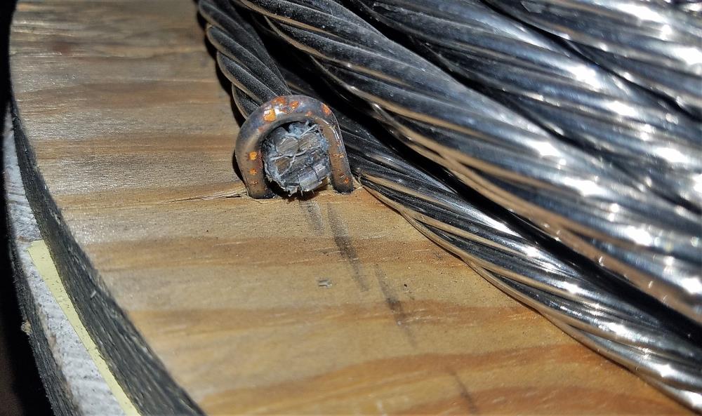 ALPS 1x7 STRAND 3/8" 316 STAINLESS STEEL MESSENGER WIRE ROPE - 50 FT ...