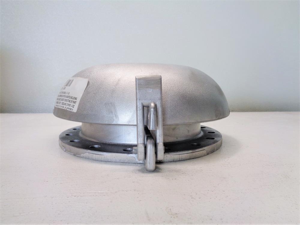 Jayco 8" Thief Hatch, Spring Loaded, Aluminum, 4oz. Press Vac. JT 8.1