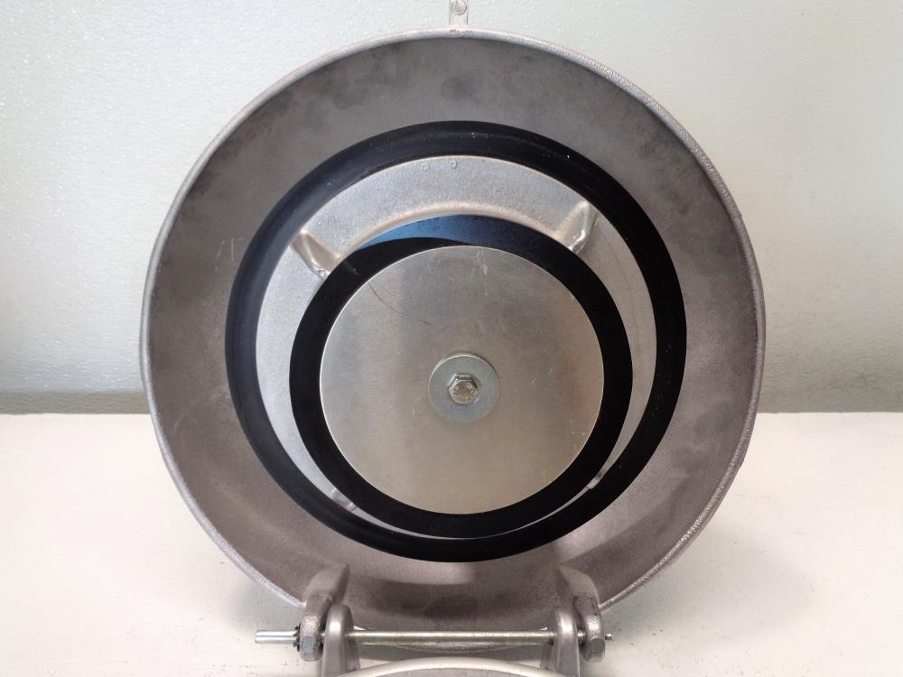 Jayco 8" Thief Hatch, Spring Loaded, Aluminum, 4oz. Press Vac. JT 8.1