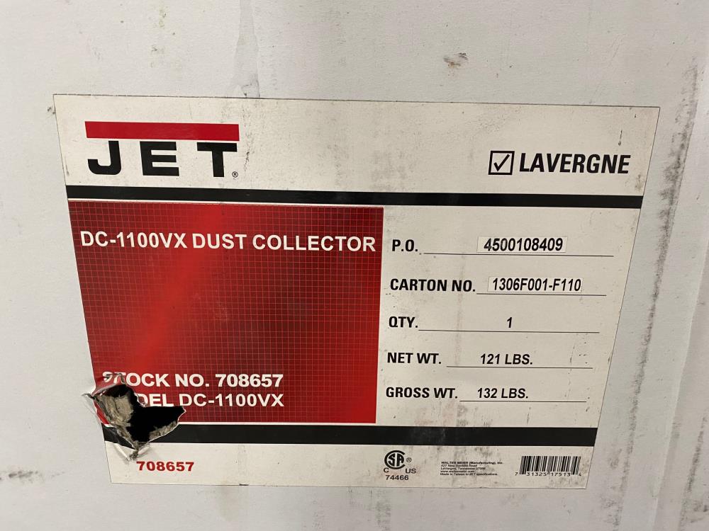 JET Dust Collector DC-1100VX