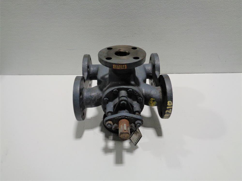 Kraissl 1-1/2" 125# Transfer Valve, Cast Iron, 72-37AAF