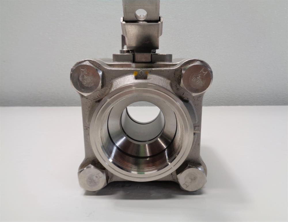 Kitz 2" x 1-1/2" Ball Valve, 3-Pc, Threaded, Fig# AKU3THZM-FS