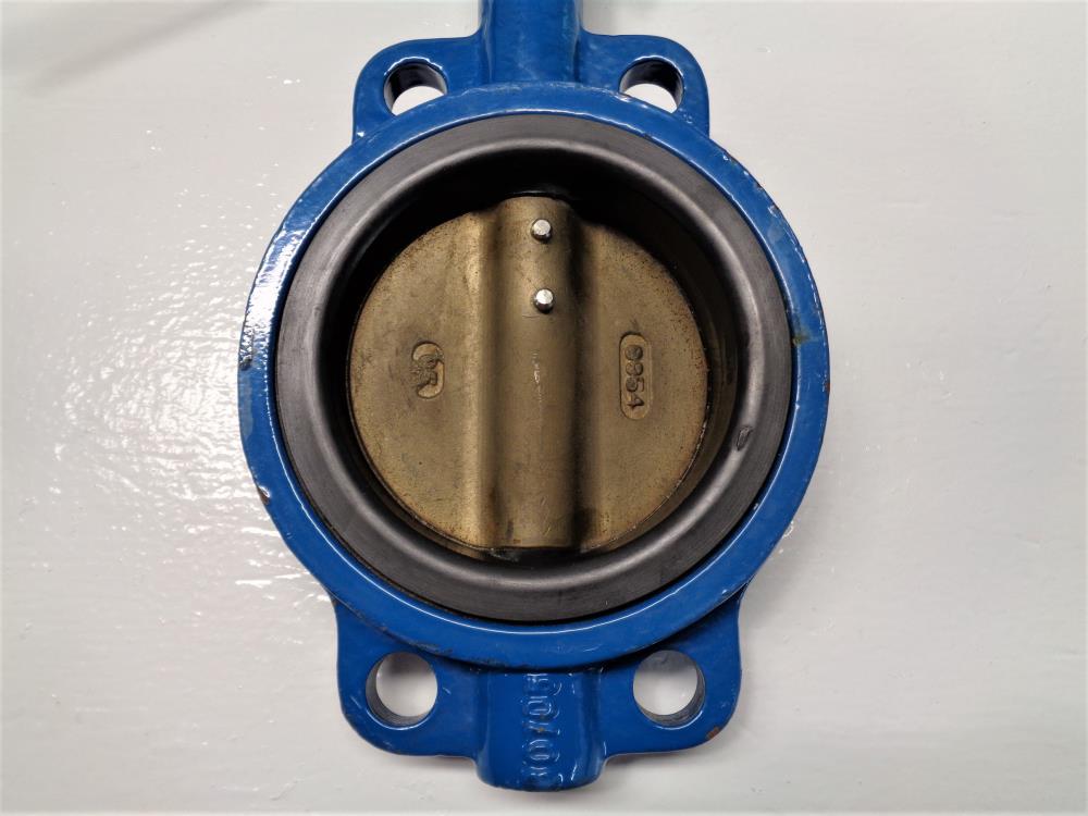 Navco 5" Butterfly Valve, Ductile Iron Body, Alum. Bronze Disc, 2172208 ...