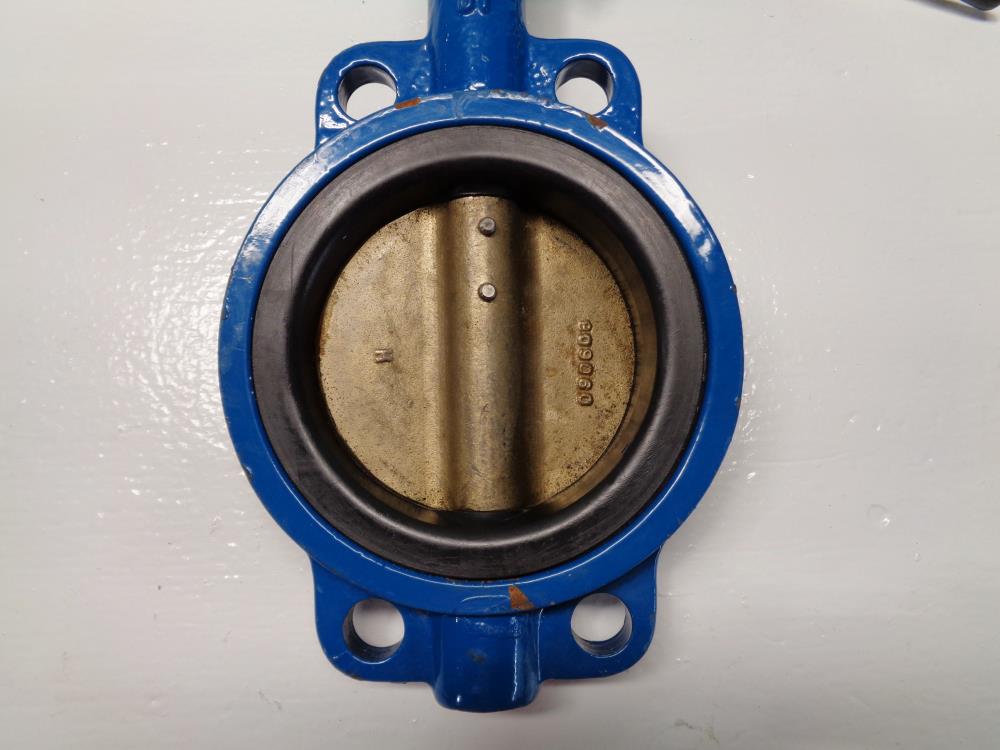 Navco 5" Butterfly Valve, Ductile Iron Body, Alum. Bronze Disc, 2172208 ...