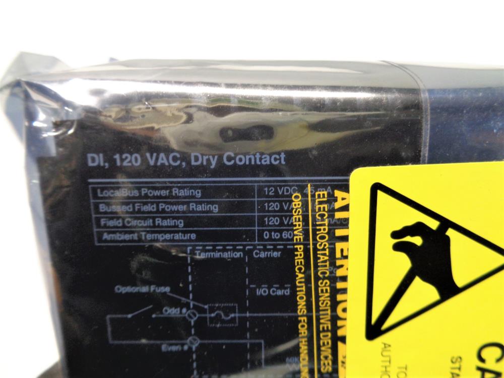 Emerson Delta V I/O Module Din Dry Contact 12P0552X132