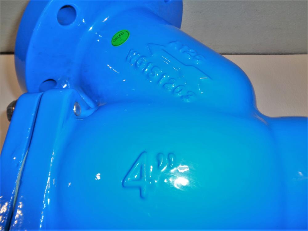 Watts Lead-Free 4" Flanged Wye Y-Strainer 77F-DI-FDA-125, #0825212