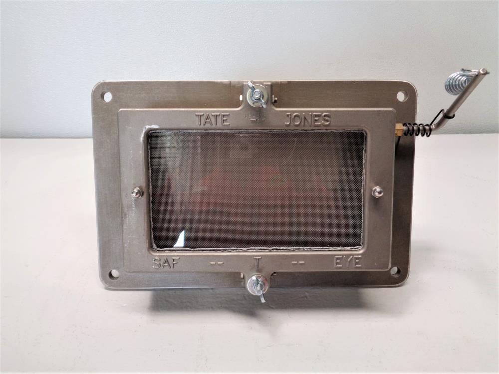 Tate Jones Saf-T-Eye Observation Port, 5" x 9", Stainless Steel, Model #20