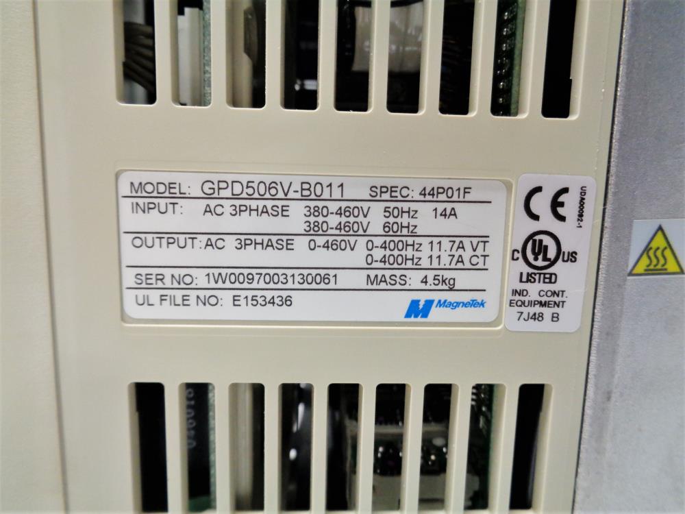 Magnetek 3-Phase GDP Adjustable Frequency AC Drive GPD506V-B011