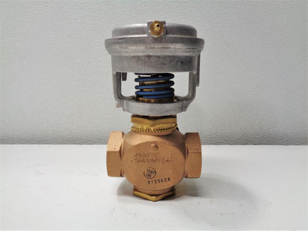 Johnson Controls 1" Bronze Control Valve VG7441NT-3008E0 w/ Actuator V ...