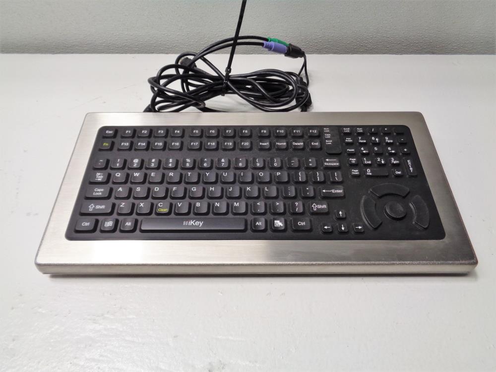 iKey DT-5K-FSR-PS2 Stainless Steel Rugged Desktop Keyboard