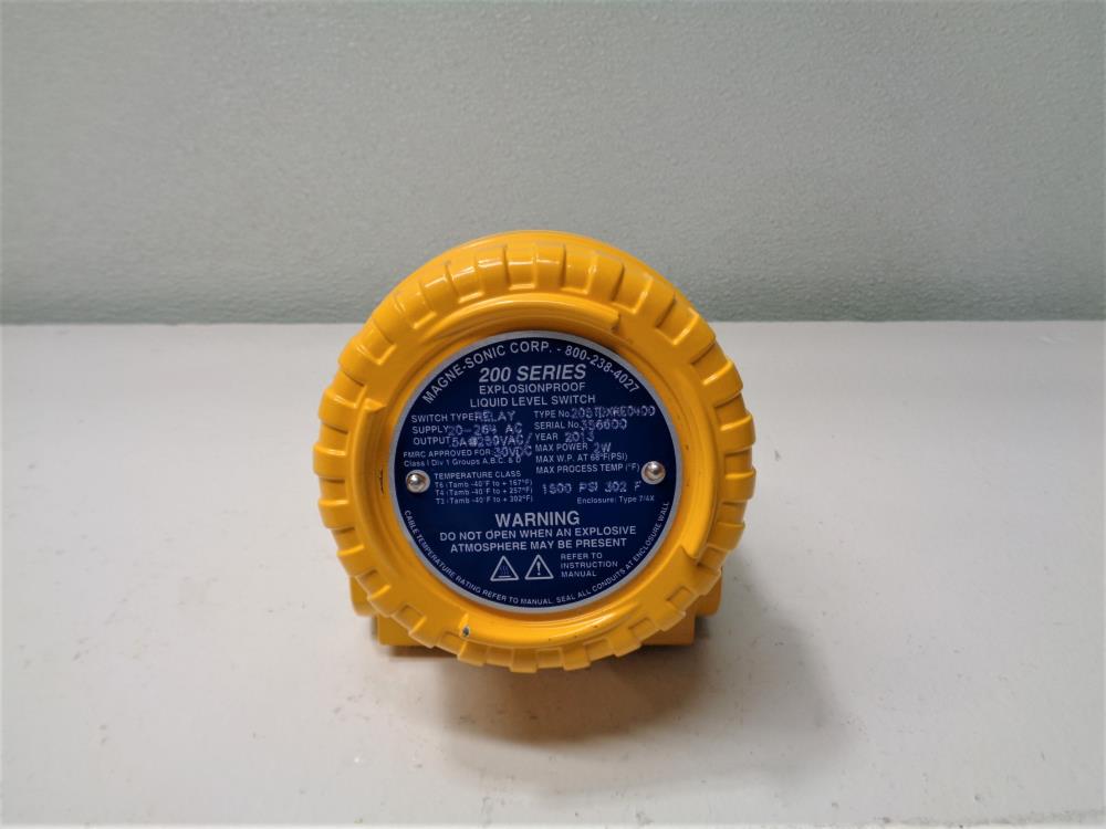 Magne-Sonic Explosion Proof Liquid Level Switch 200 Series TD1DVFYM0102