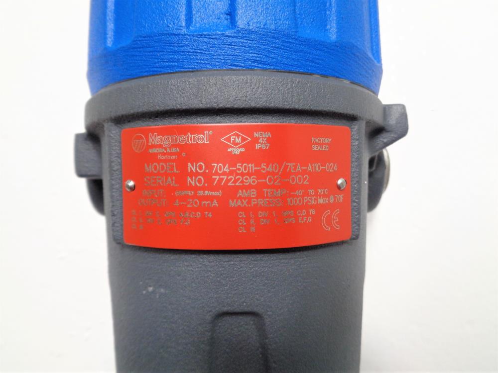 Magnetrol Horizon Guided Wave Radar Level Transmitter 704-5011-540 W/Probe