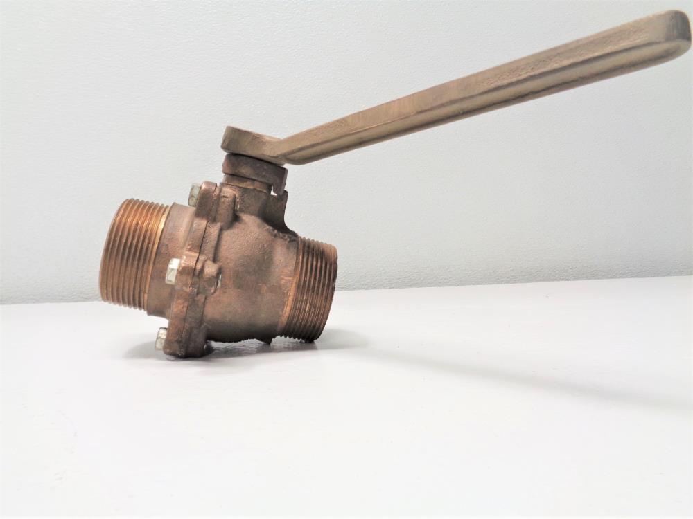 Rockwood 2-1/2" NPT Bronze Fire Safety Ball Valve 300 WOG #69/6