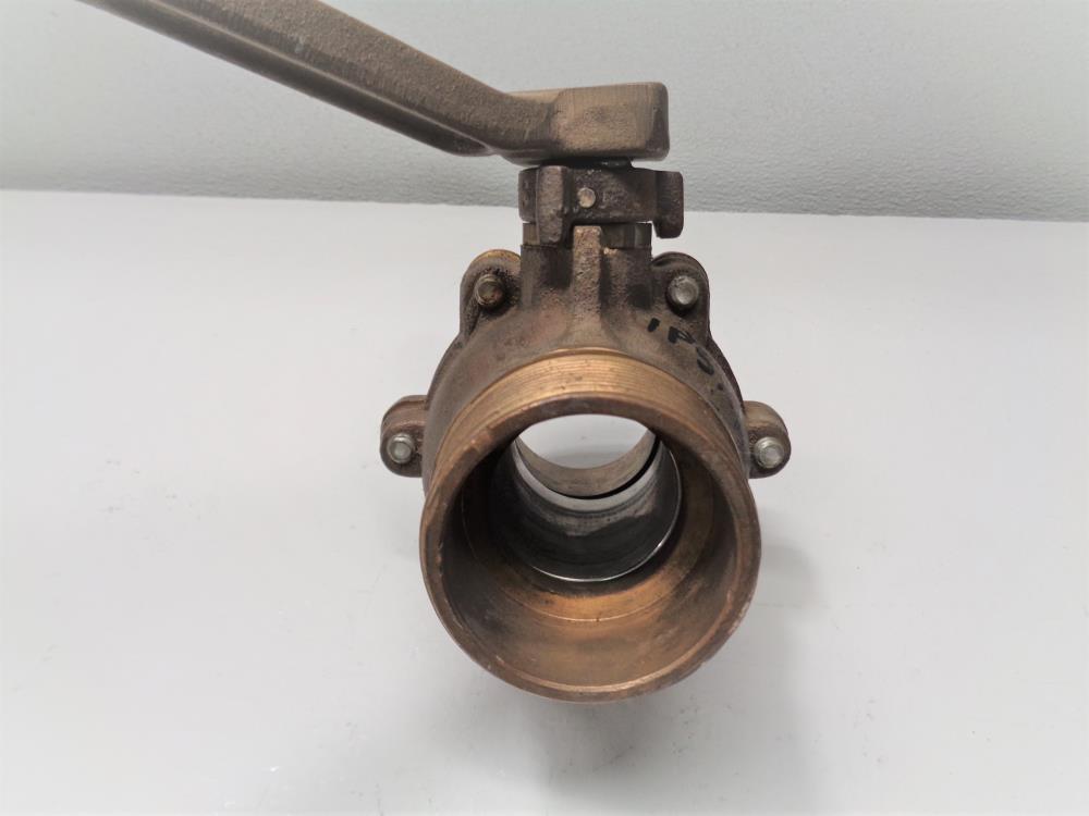 Rockwood 2-1/2" NPT Bronze Fire Safety Ball Valve 300 WOG #69/6
