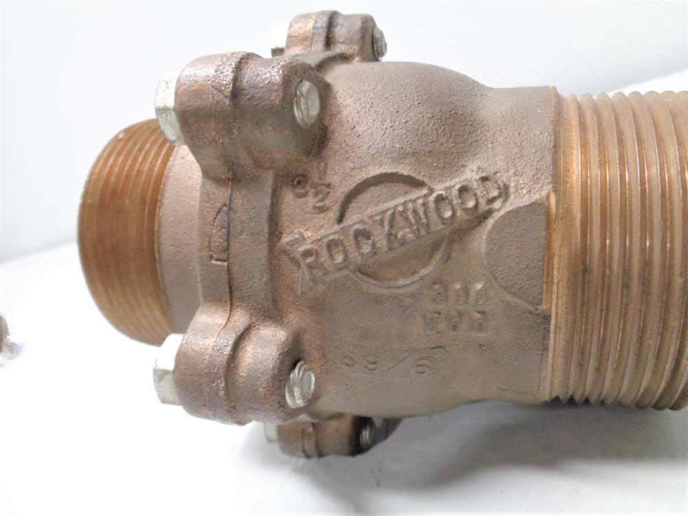 Rockwood 2-1/2" NPT Bronze Fire Safety Ball Valve 300 WOG #69/6