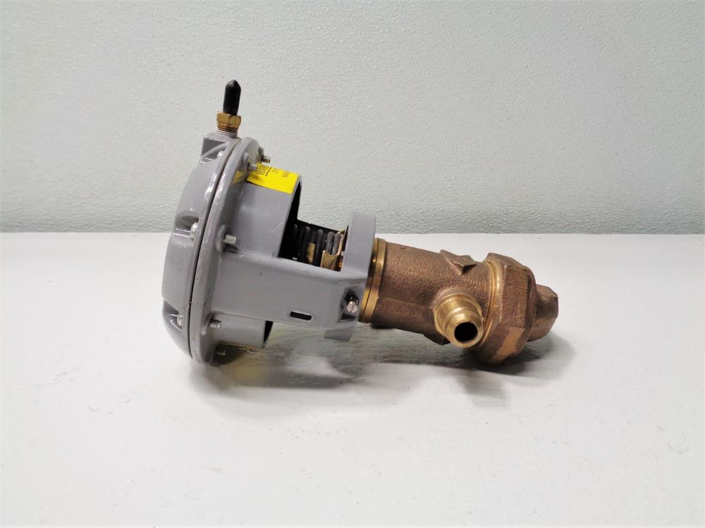 Johnson Controls 1/2" NPT 3-Way Supply Valve V-4440-1008 W/Diaphragm ...