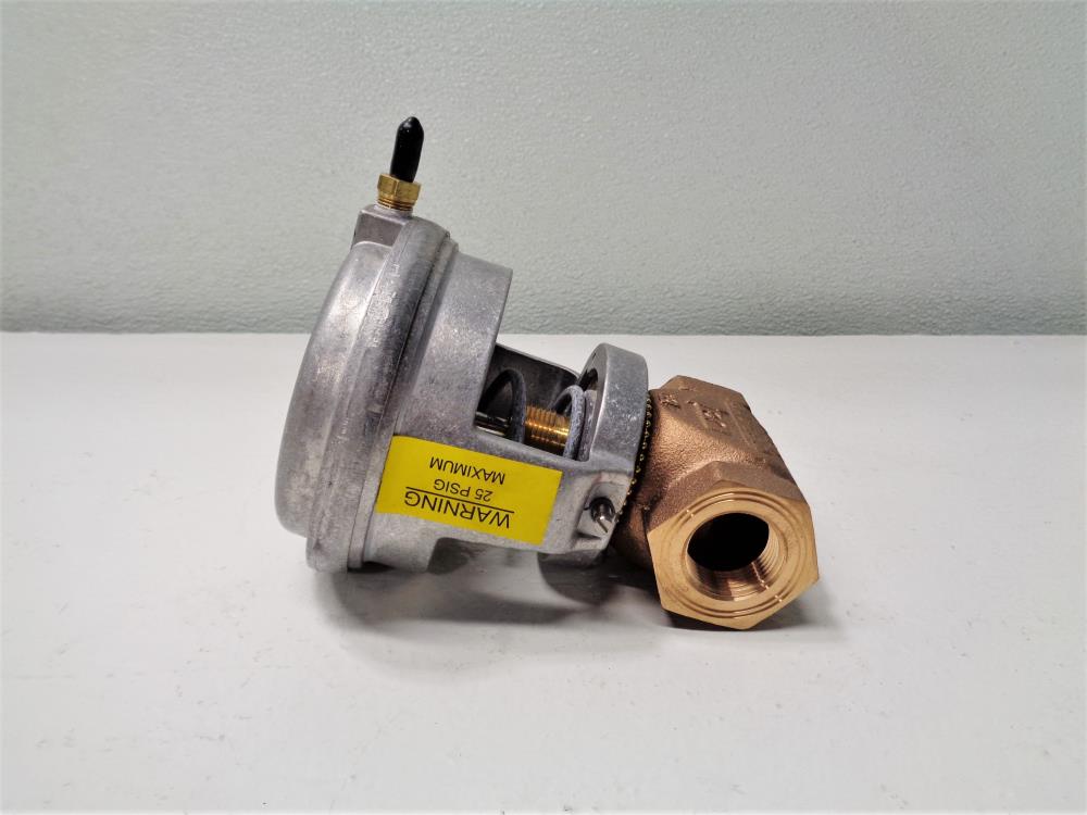 Johnson Controls 3/4" NPT Pneumatic Control Valve VG7241LT+3008B0 W ...