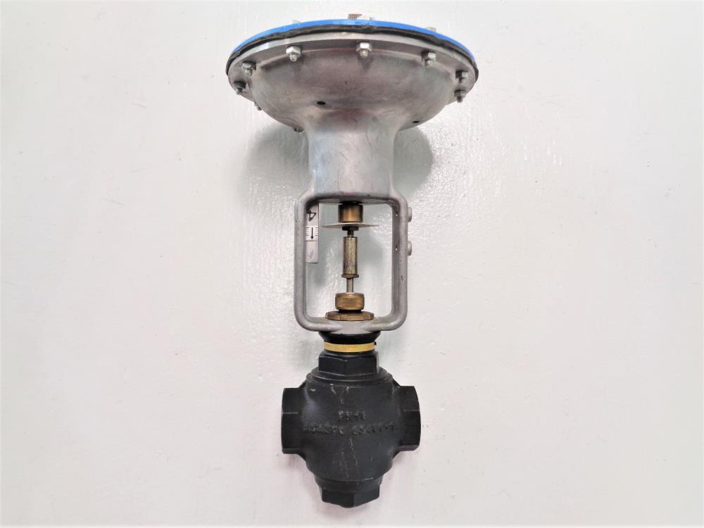 Johnson Controls 1" Globe Valve V-7416-4517 W/ Actuator