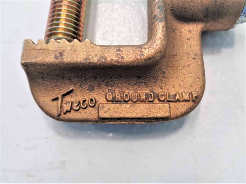 Lot of (2) Tweco 600A Ground Clamp #GC-600-50