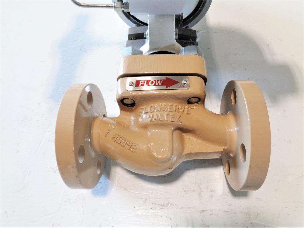 Flowserve Valtek 1" 600# WCC Mark 1 Globe Control Valve w/Logix 3200 ...