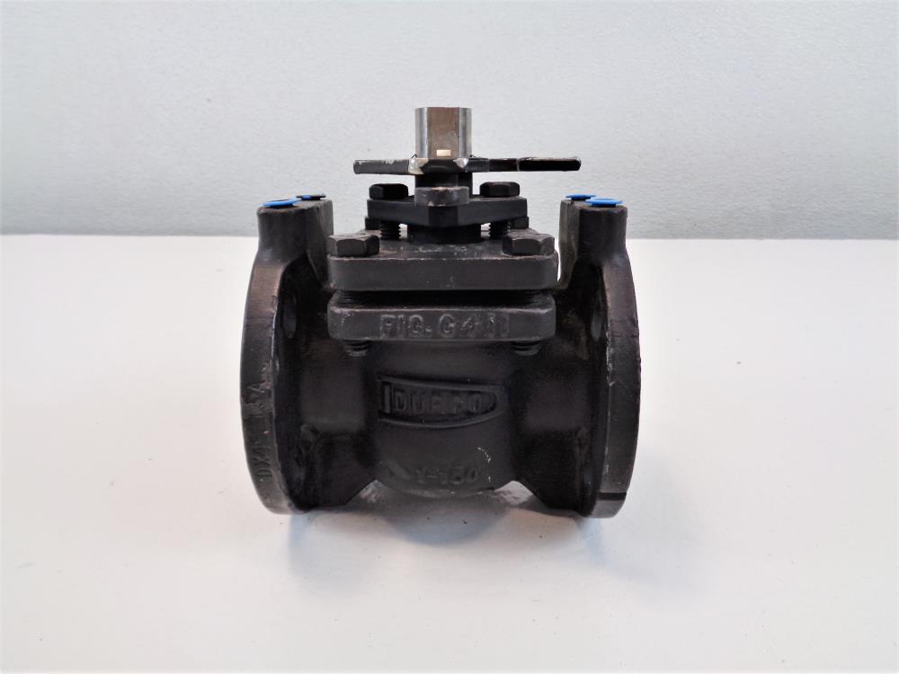 Durco 1" 150# Plug Valve, Ductile Iron, G411