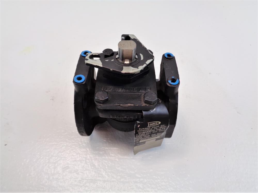 Durco 1" 150# Plug Valve, Ductile Iron, G411