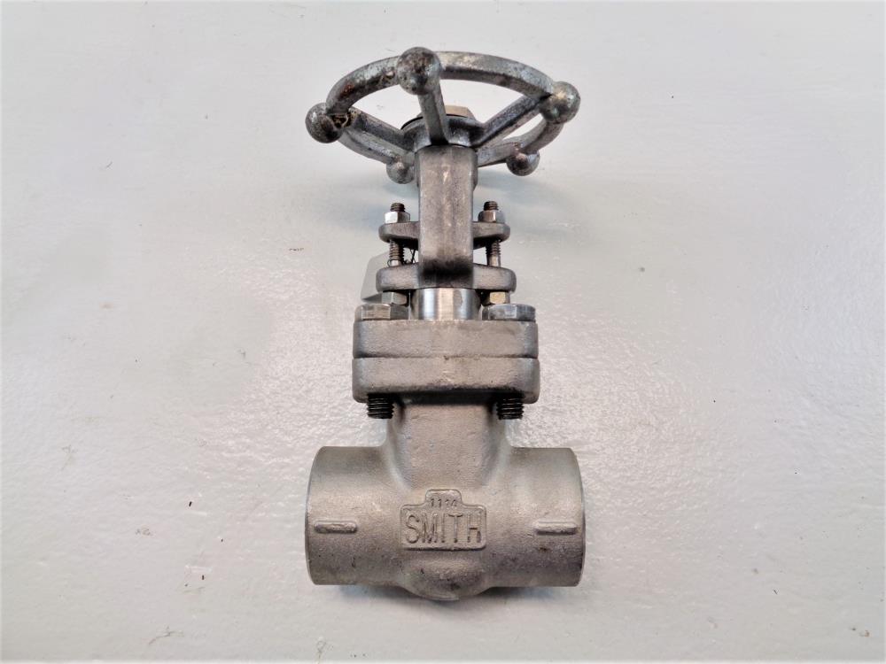 Smith 3/4" Socket Weld 1500# Gate Valve, 316 Stainless Steel, Fig# 1588
