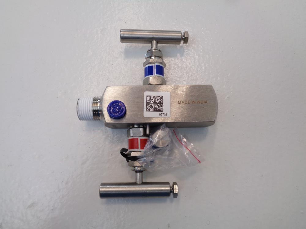 Rosemount 2-Way 1/2 NPT 316SS Manifold Valve, 40% OFF