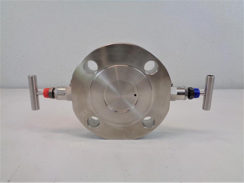 Precision Valves 2" 150# RF Block & Vent Monoflange, 316SS, PF2 ...