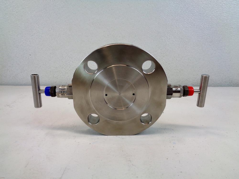 Precision Valves 2" 150# RF Block & Vent Monoflange, 316SS, PF2 ...