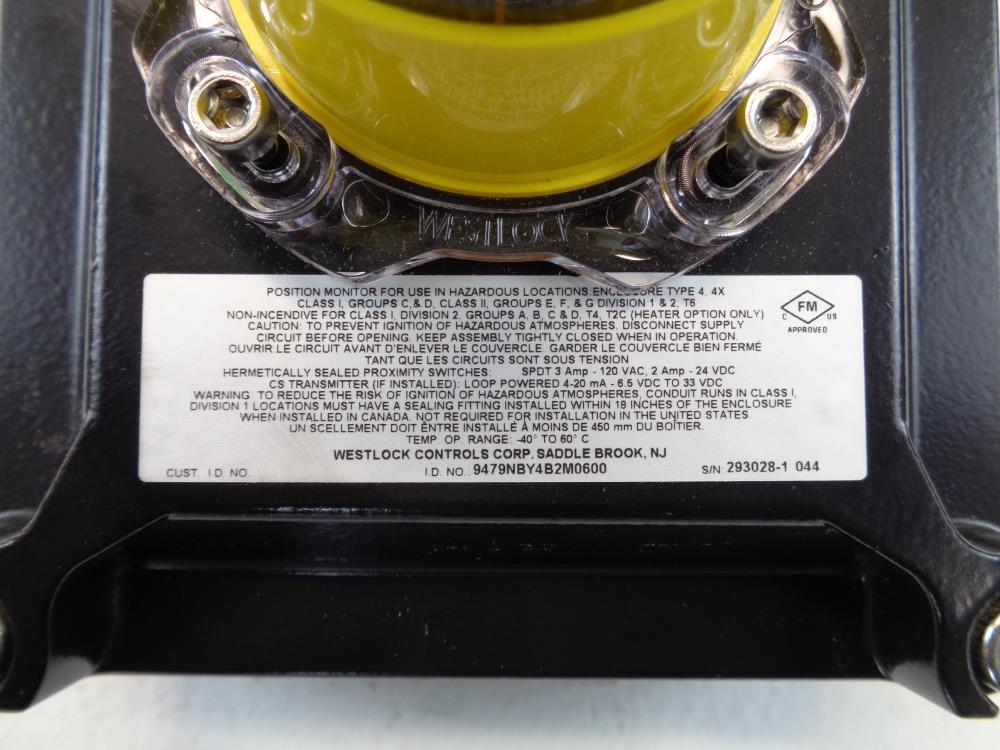 Westlock Rotary Position Monitor 9479NBY4B2M0600