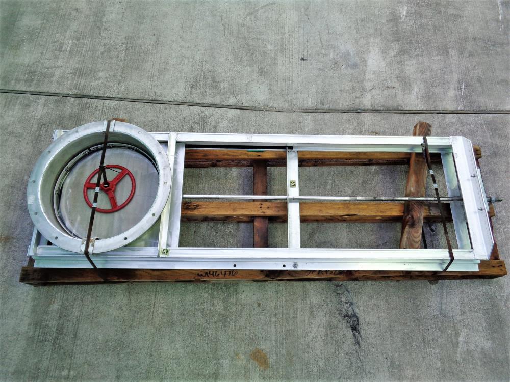 Waterman Seabreeze Culvert 24" Canal Slide Gate Valve, Aluminum, 98.5 ...
