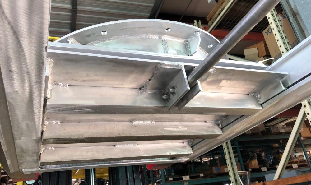 Waterman Seabreeze Culvert 24" Canal Slide Gate Valve, Aluminum, 98.5 ...